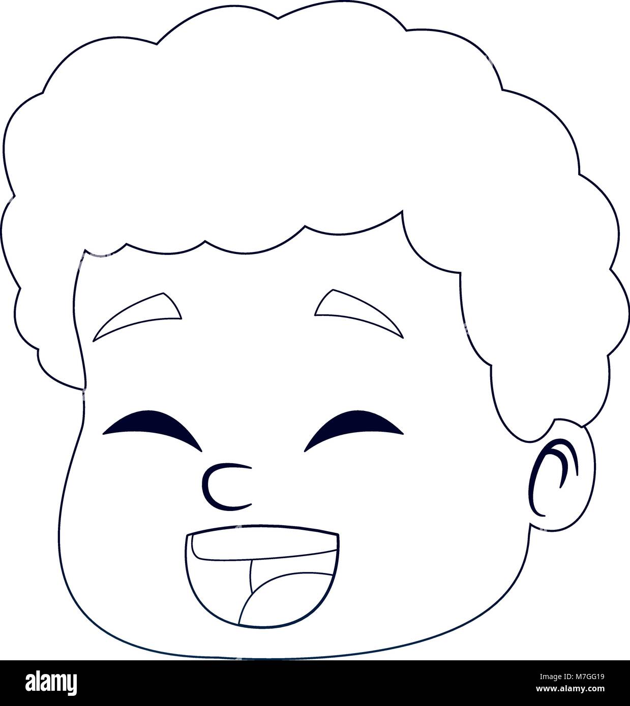 Cute boy cartoon vector illustration graphic design Stock Vector Image ...