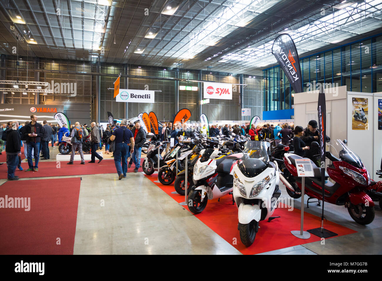 Motorcycle exhibition stand hi-res stock photography and images - Alamy