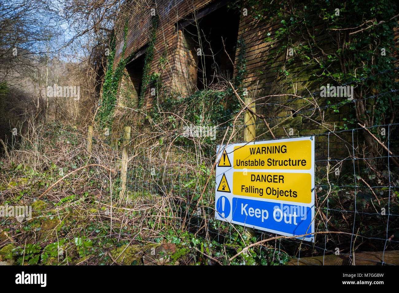 Derelict building, South Wales Stock Photo - Alamy