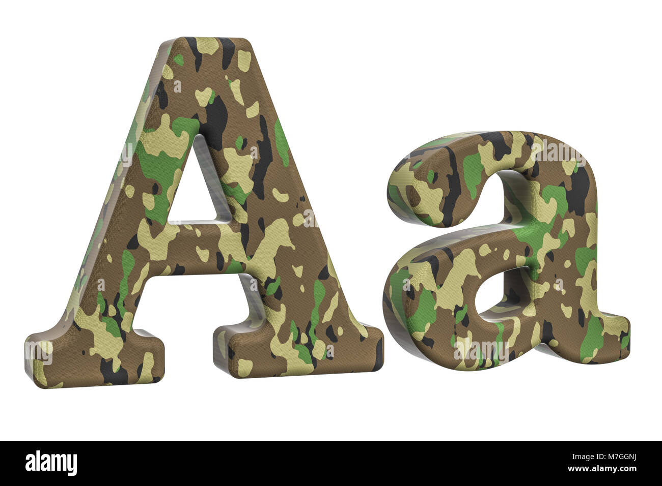 Camouflage Letters Printable Camouflage Letters | TPT