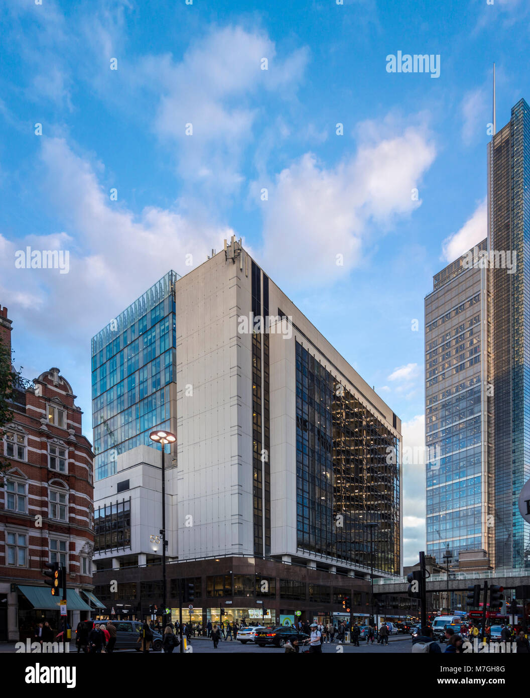 Broad Street House, 55 Old Broad Street, City of London, UK Stock Photo ...