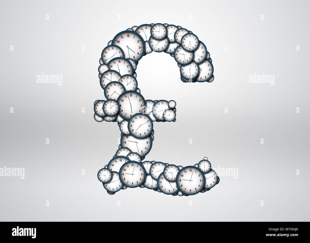 Time symbol of money, time is money Stock Photo - Alamy