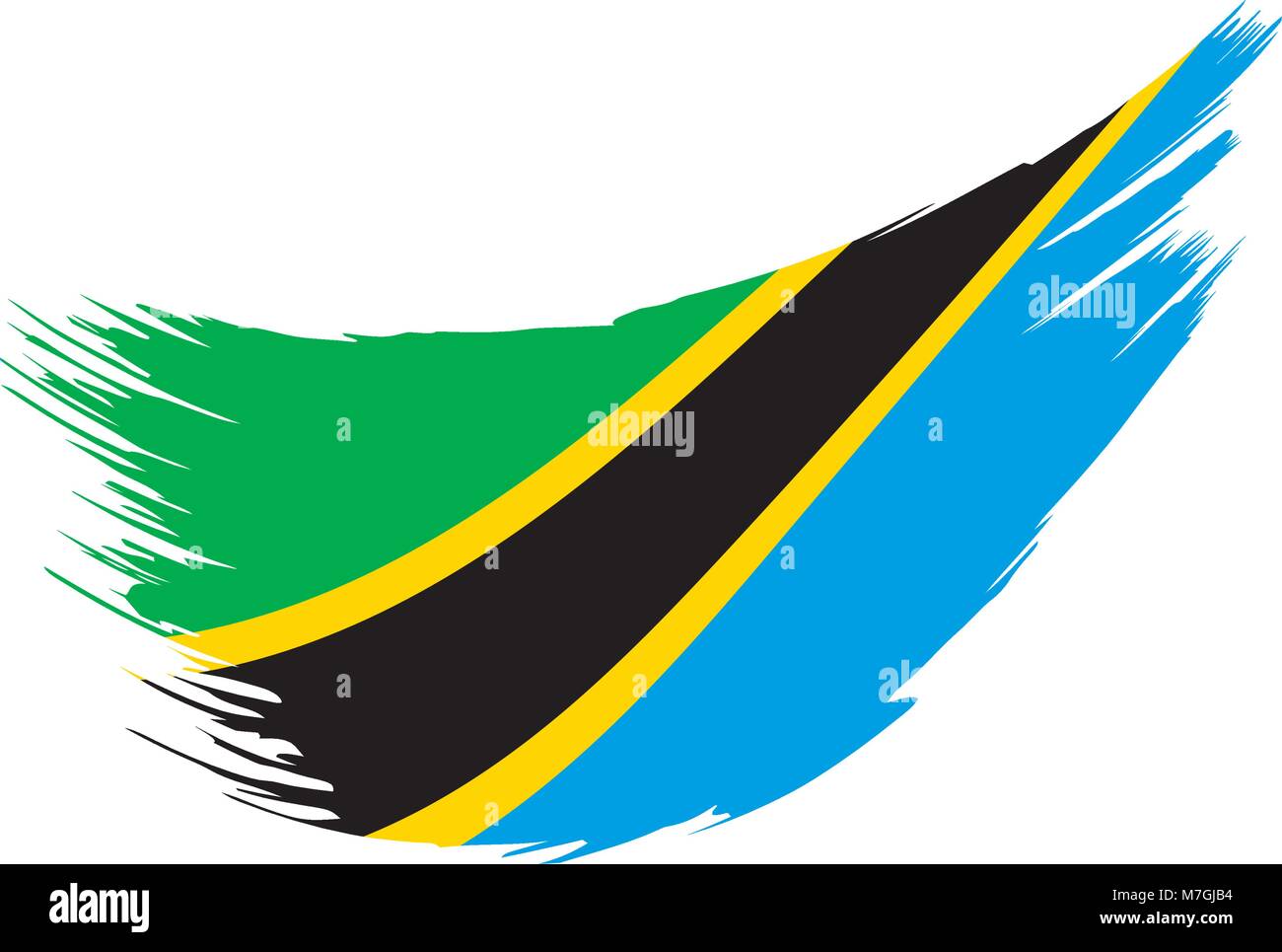 Tanzania flag, vector illustration Stock Vector Image & Art - Alamy