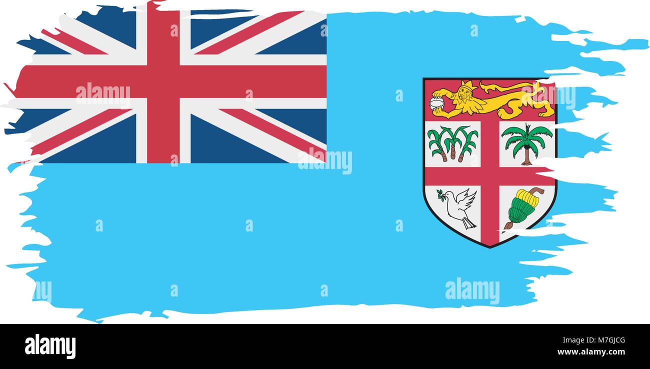 Fiji flag, vector illustration Stock Vector Image & Art - Alamy