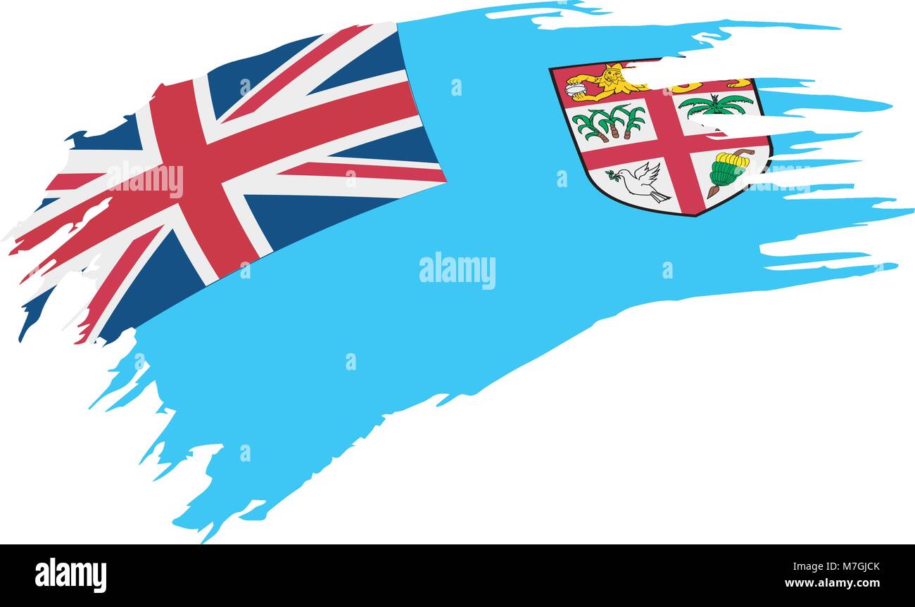 Fiji flag, vector illustration Stock Vector Image & Art - Alamy
