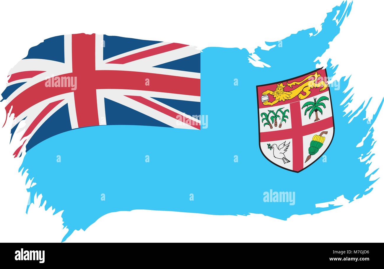 Fiji flag, vector illustration Stock Vector Image & Art - Alamy