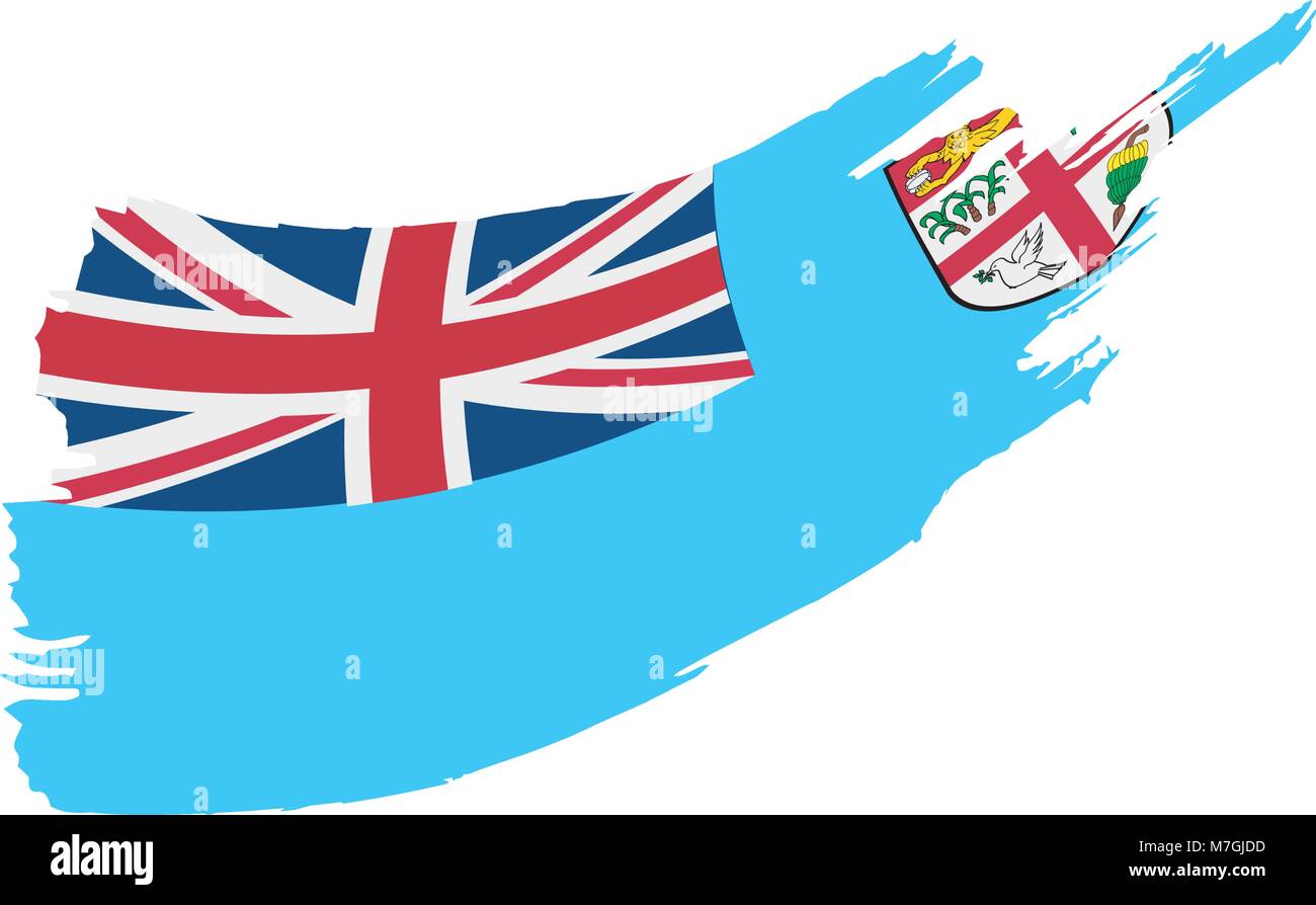 Fiji flag, vector illustration Stock Vector Image & Art - Alamy