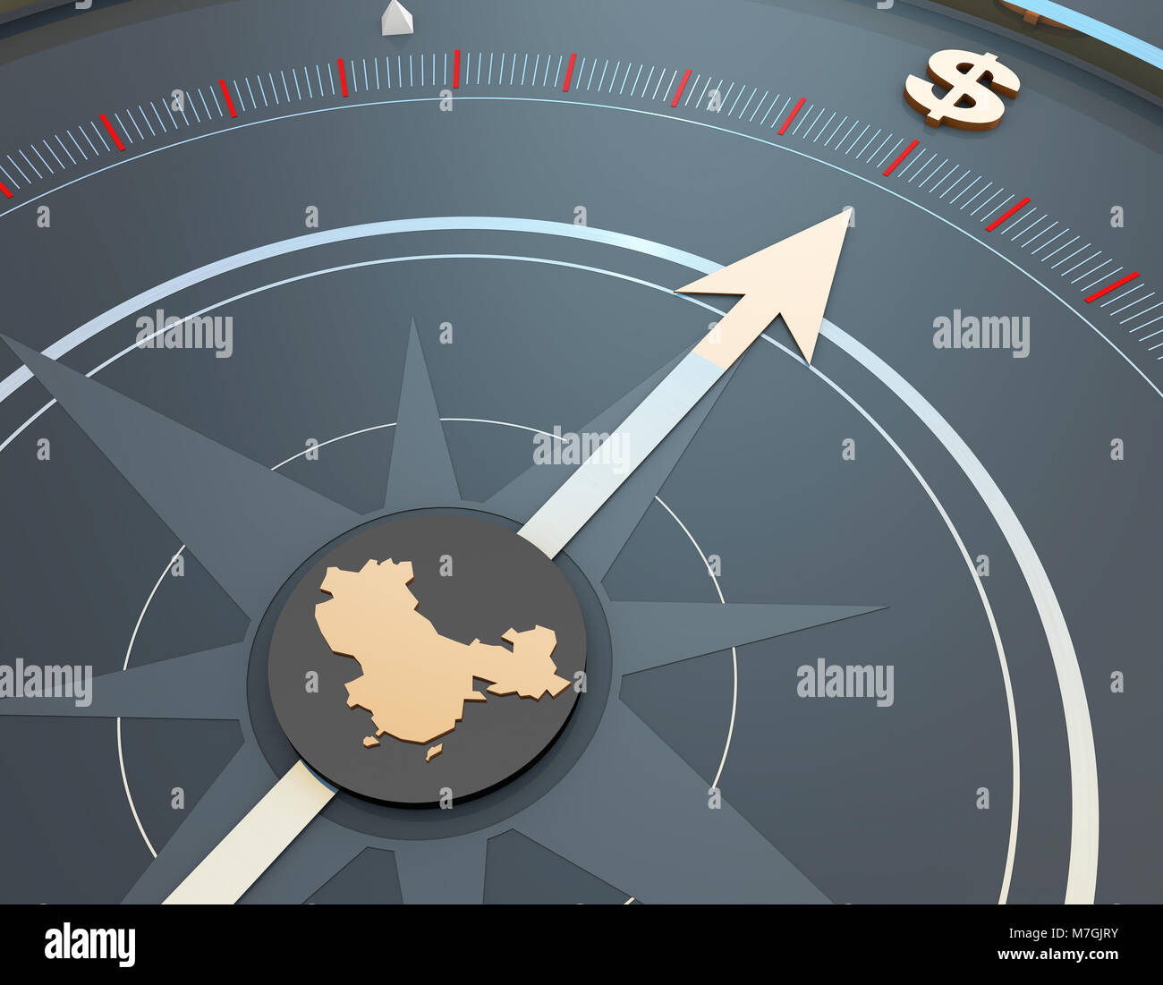 China map compass hi-res stock photography and images - Alamy