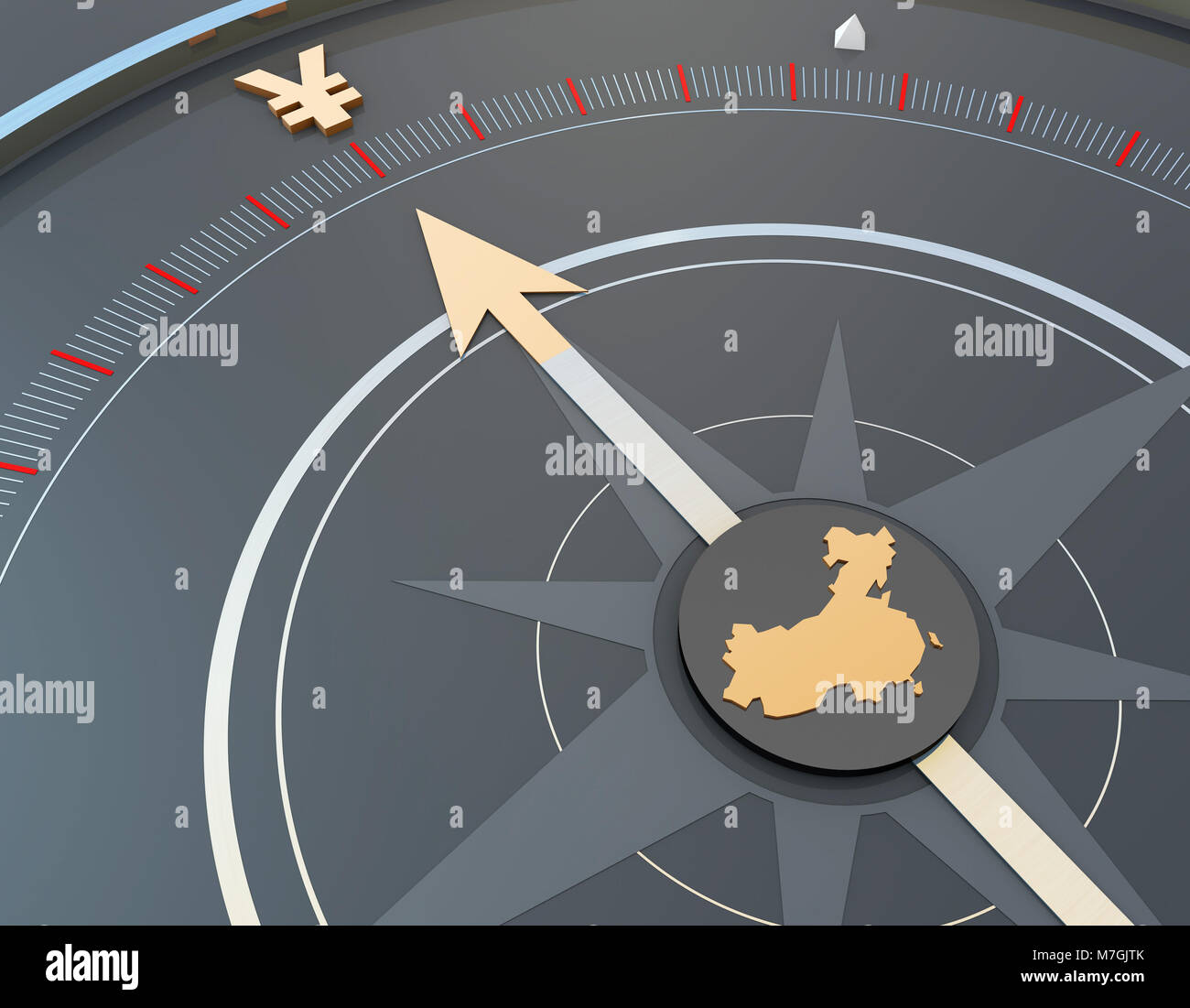 China map compass hi-res stock photography and images - Alamy