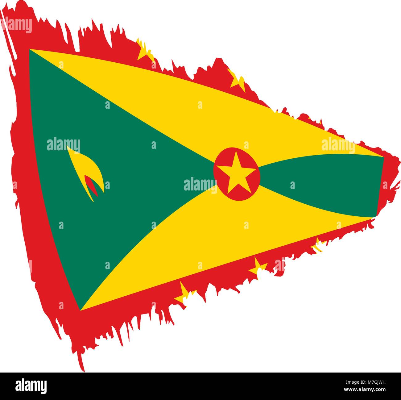 Grenada flag, vector illustration Stock Vector Image & Art - Alamy