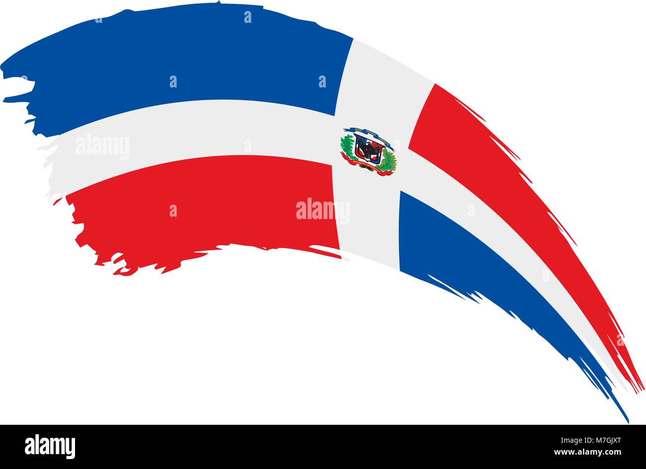 Dominicana flag, vector illustration Stock Vector Image & Art - Alamy