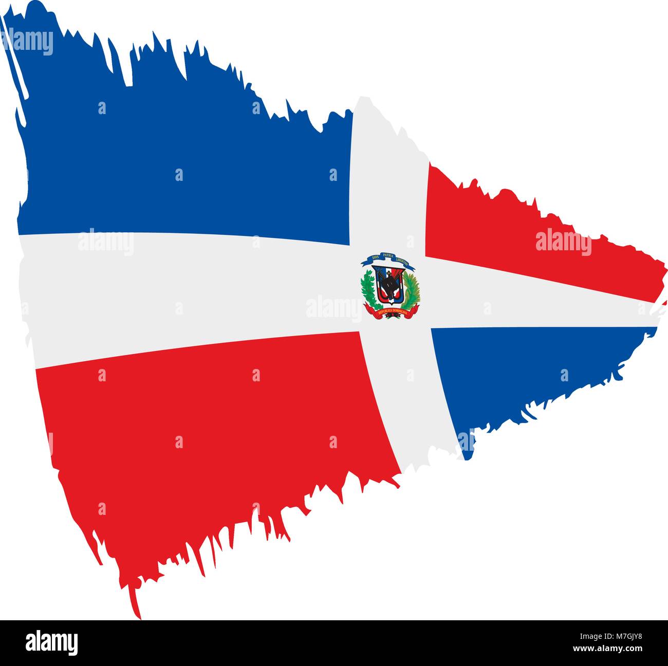 Dominicana flag, vector illustration Stock Vector Image & Art - Alamy