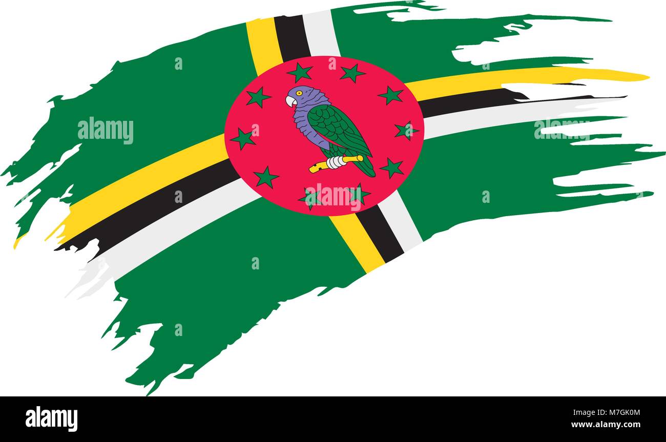 Dominica flag, vector illustration Stock Vector Image & Art - Alamy