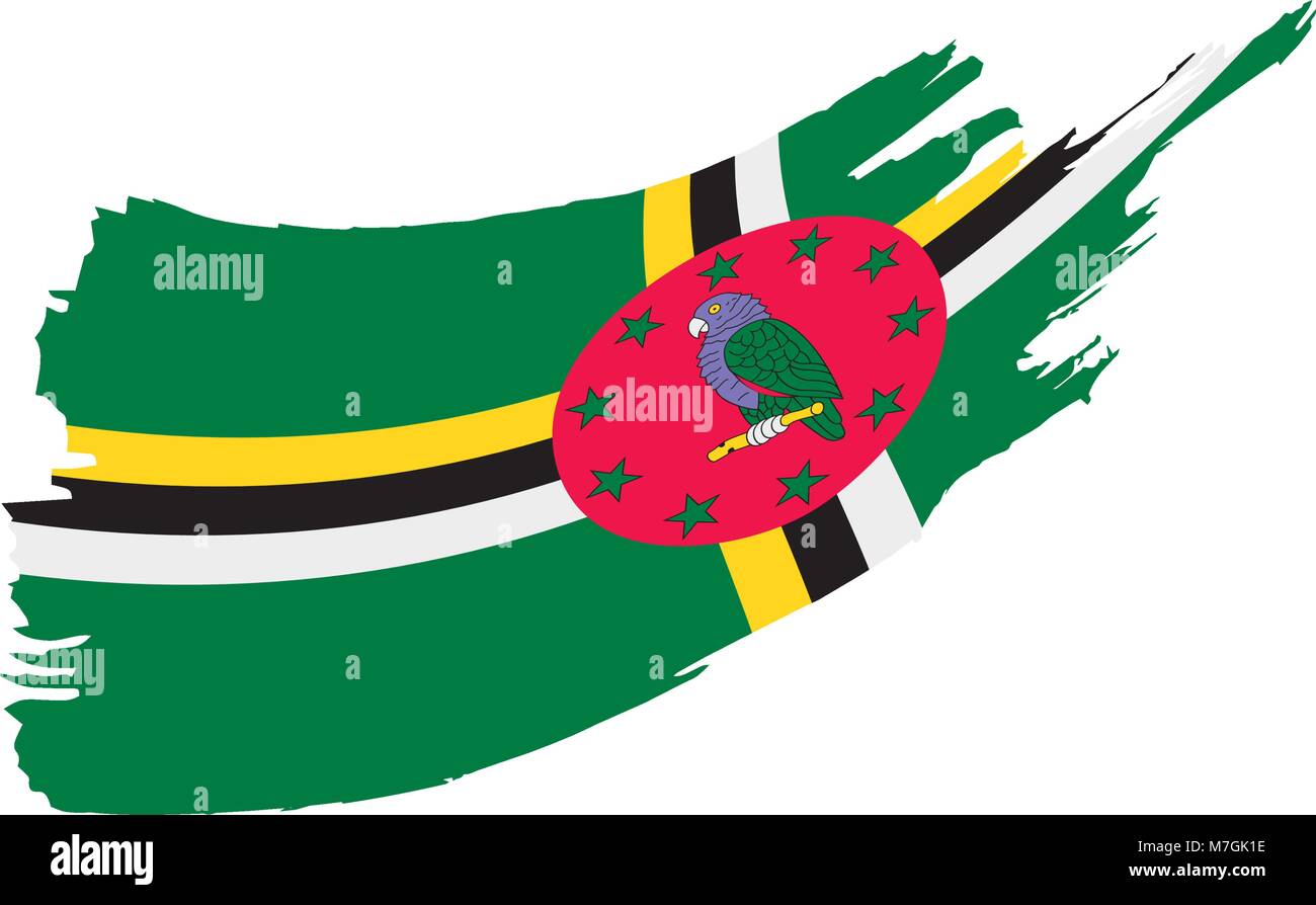 Dominica flag, vector illustration Stock Vector Image & Art - Alamy