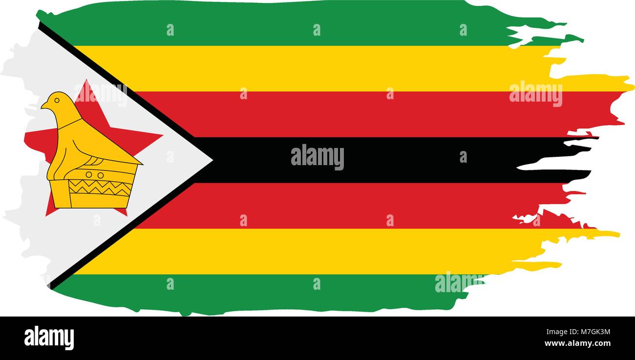 Zimbabwe flag, vector illustration Stock Vector Image & Art - Alamy