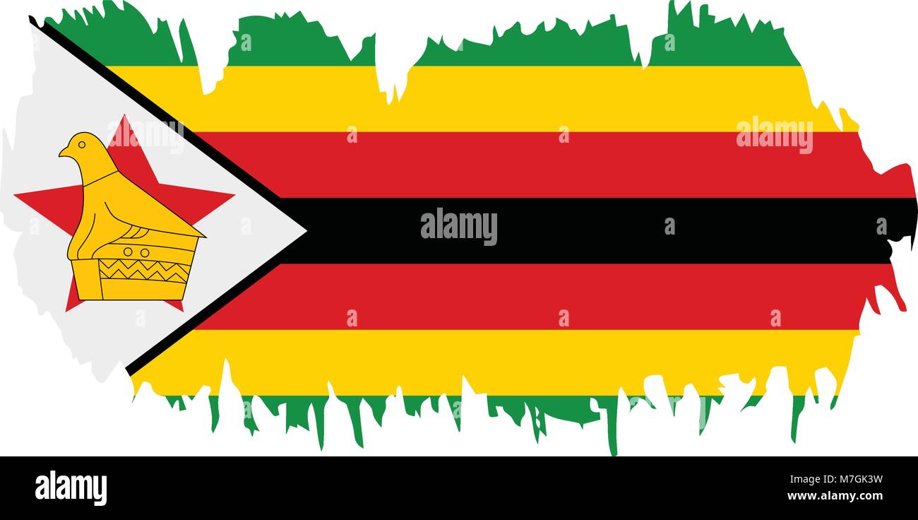 Zimbabwe flag, vector illustration Stock Vector Image & Art - Alamy