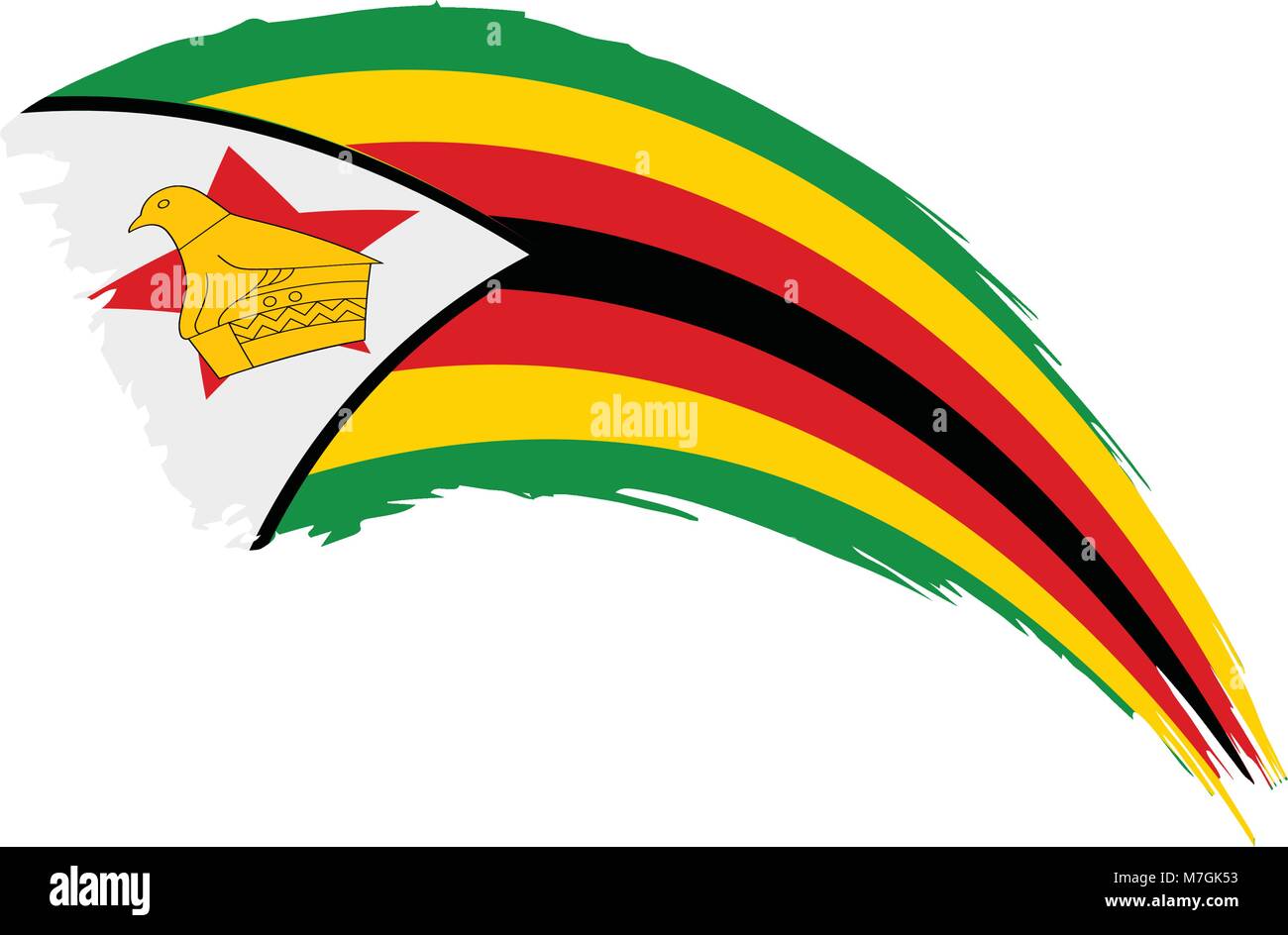 Zimbabwe flag, vector illustration Stock Vector Image & Art - Alamy