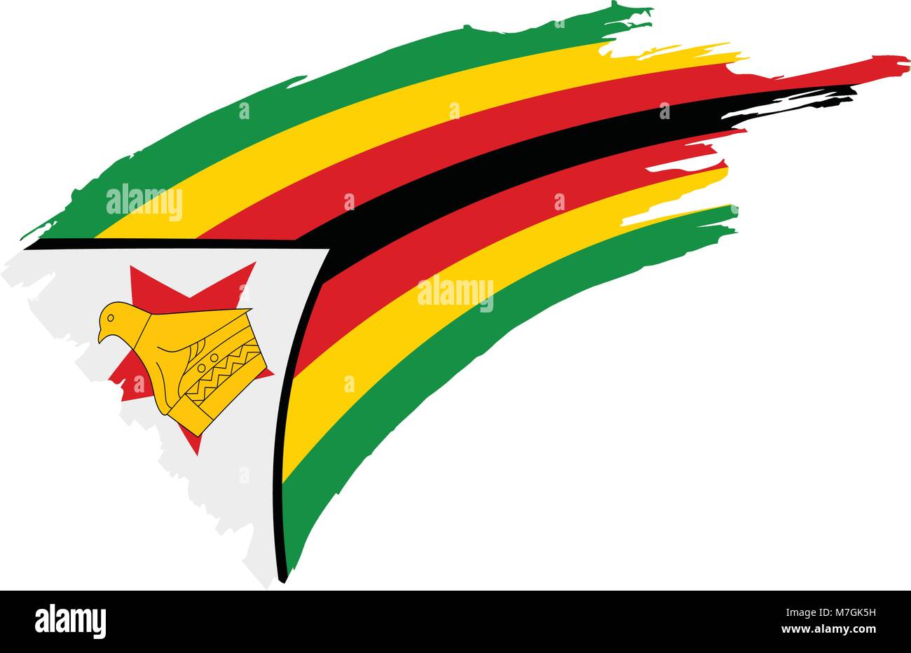Zimbabwe flag, vector illustration Stock Vector Image & Art - Alamy