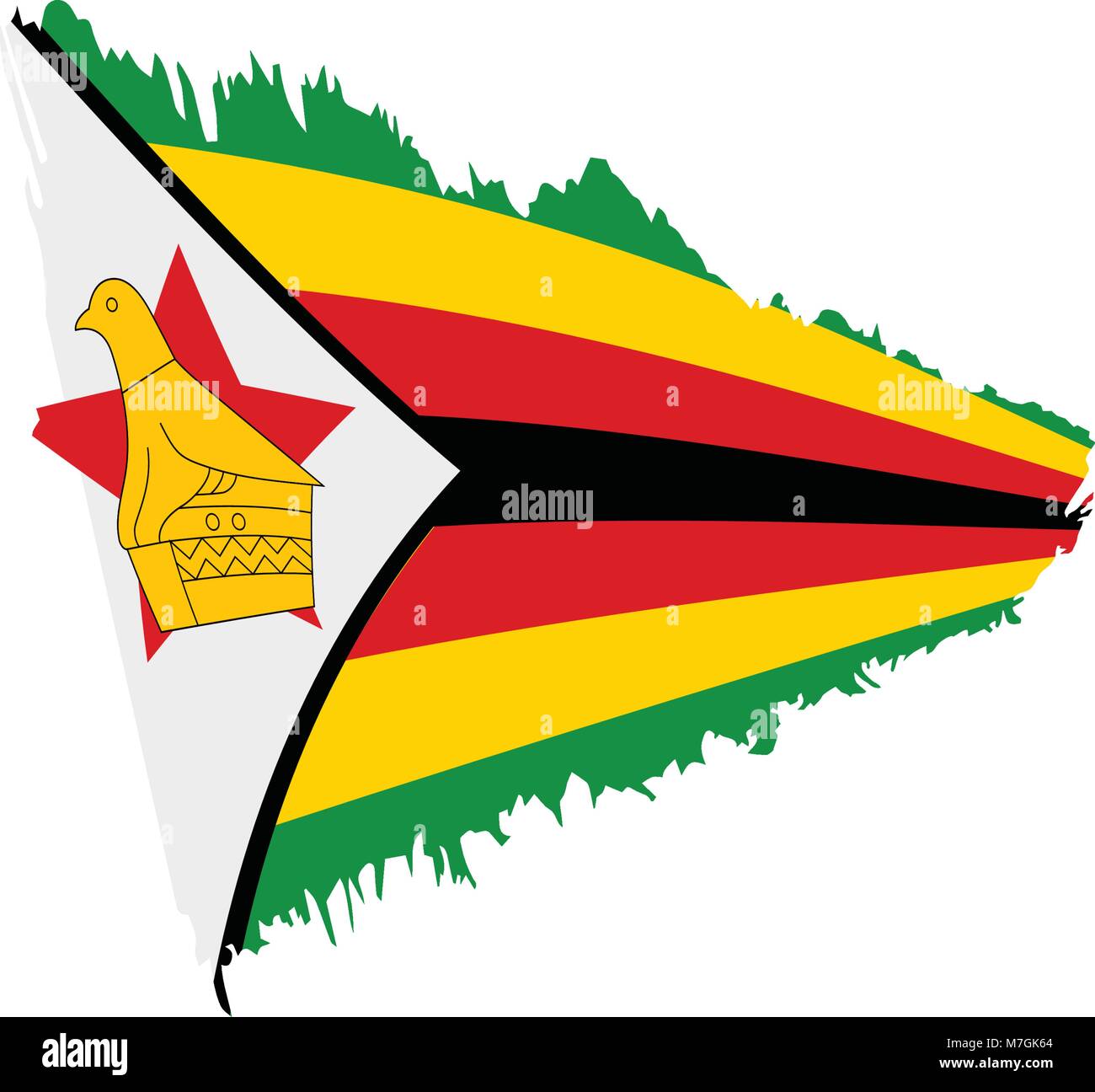 Zimbabwe flag, vector illustration Stock Vector Image & Art - Alamy