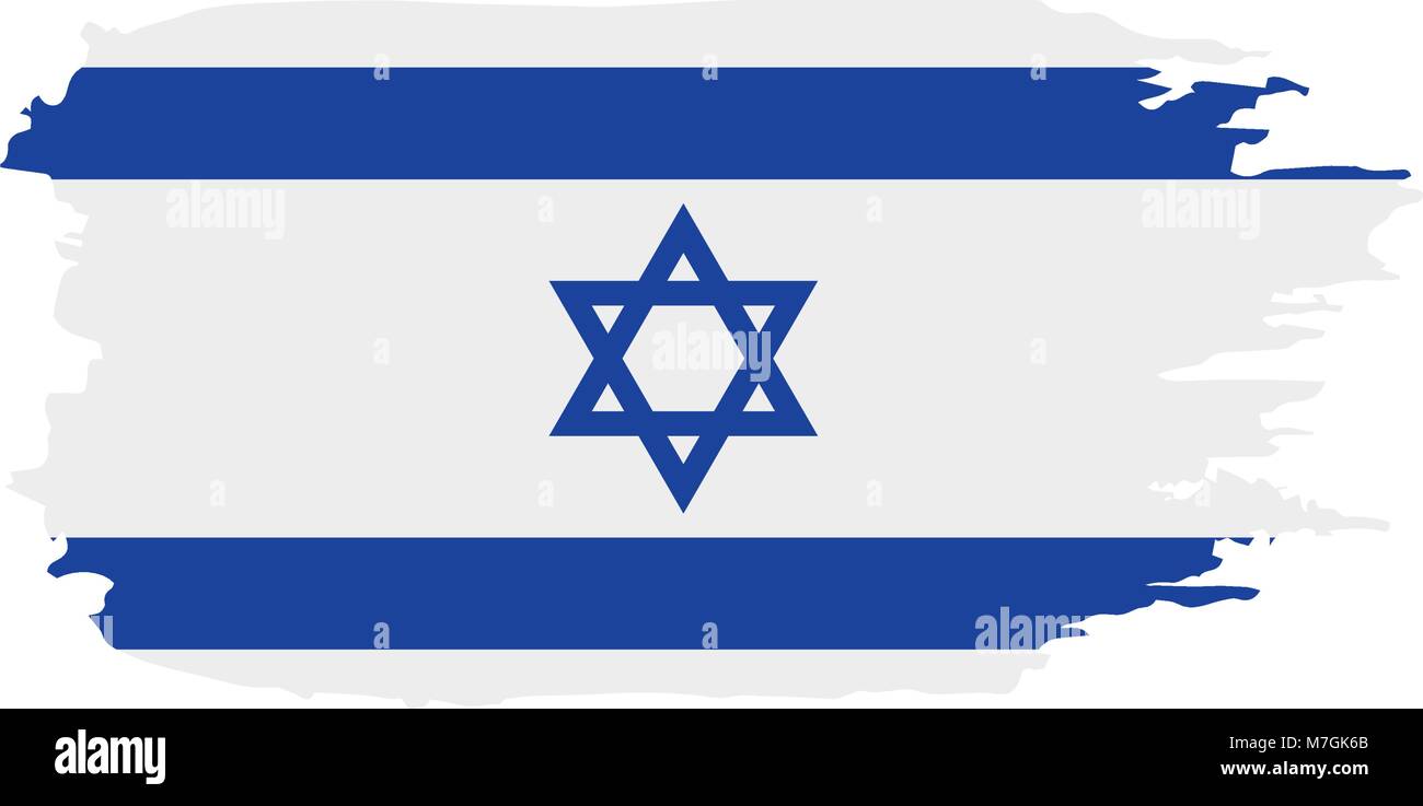 Israel flag, vector illustration Stock Vector Image & Art - Alamy