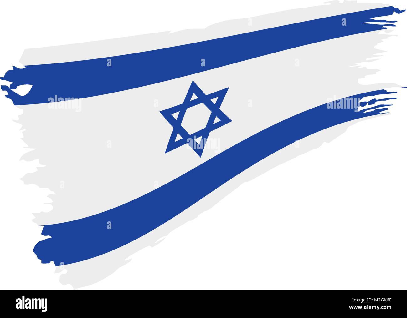 Israel flag, vector illustration Stock Vector Image & Art - Alamy