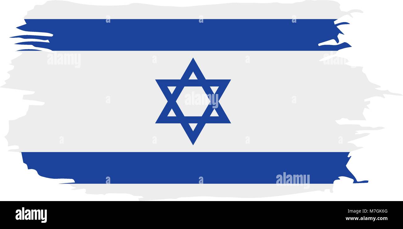 Israel flag, vector illustration Stock Vector Image & Art - Alamy