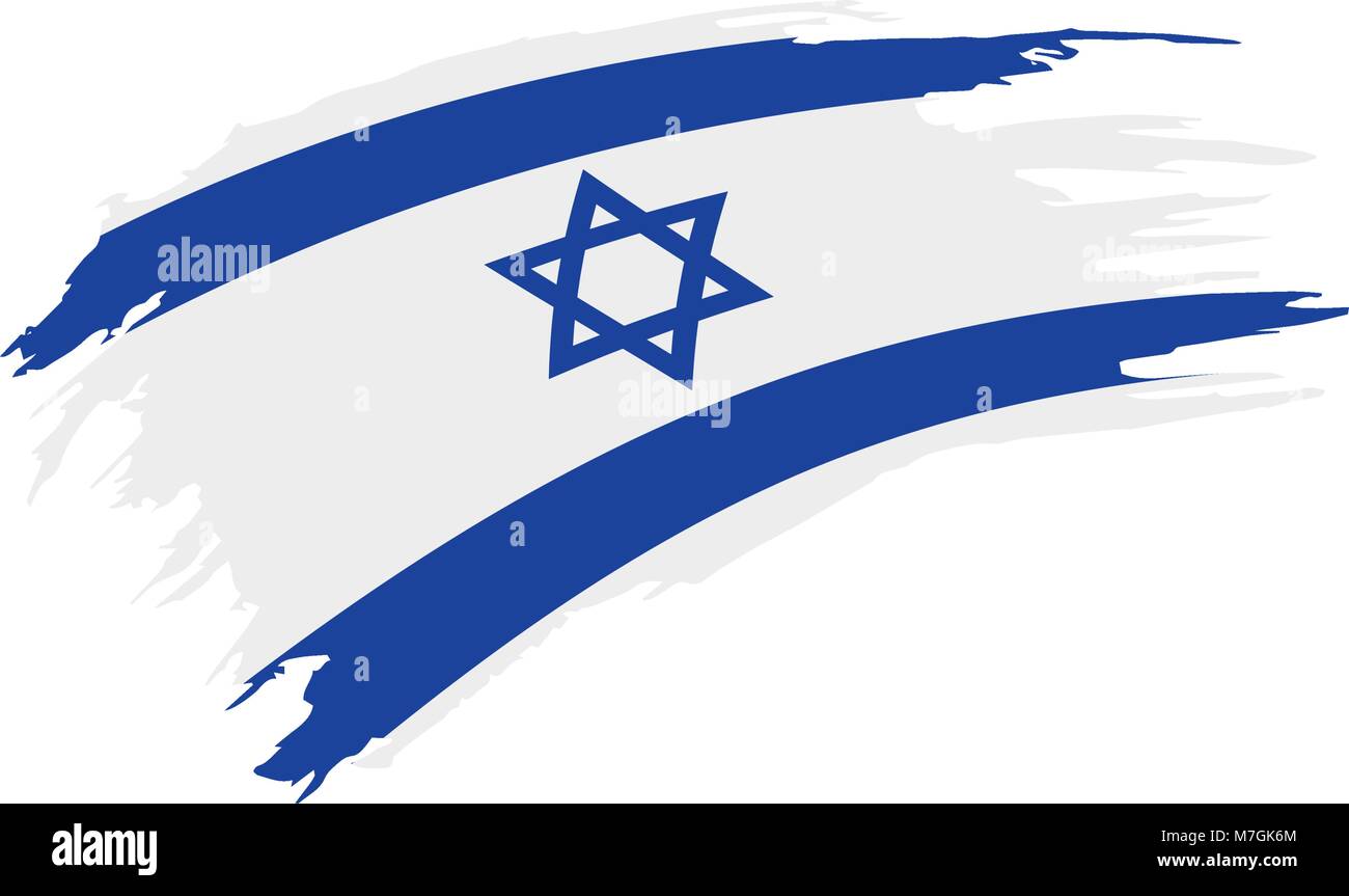 Israel flag, vector illustration Stock Vector Image & Art - Alamy