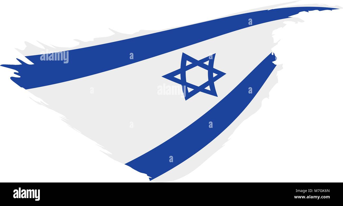 Israel flag, vector illustration Stock Vector Image & Art - Alamy