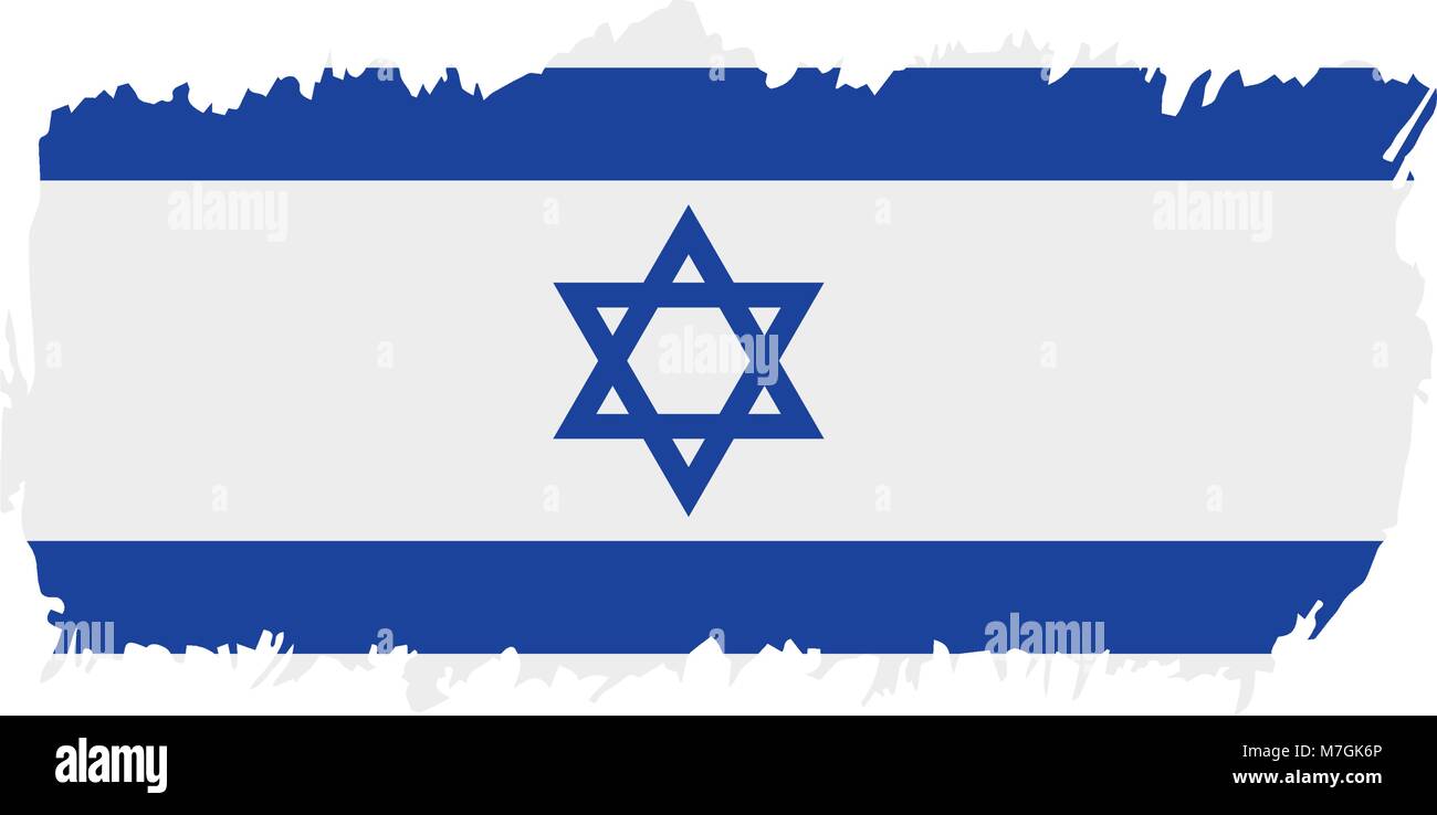 Israel flag, vector illustration Stock Vector Image & Art - Alamy