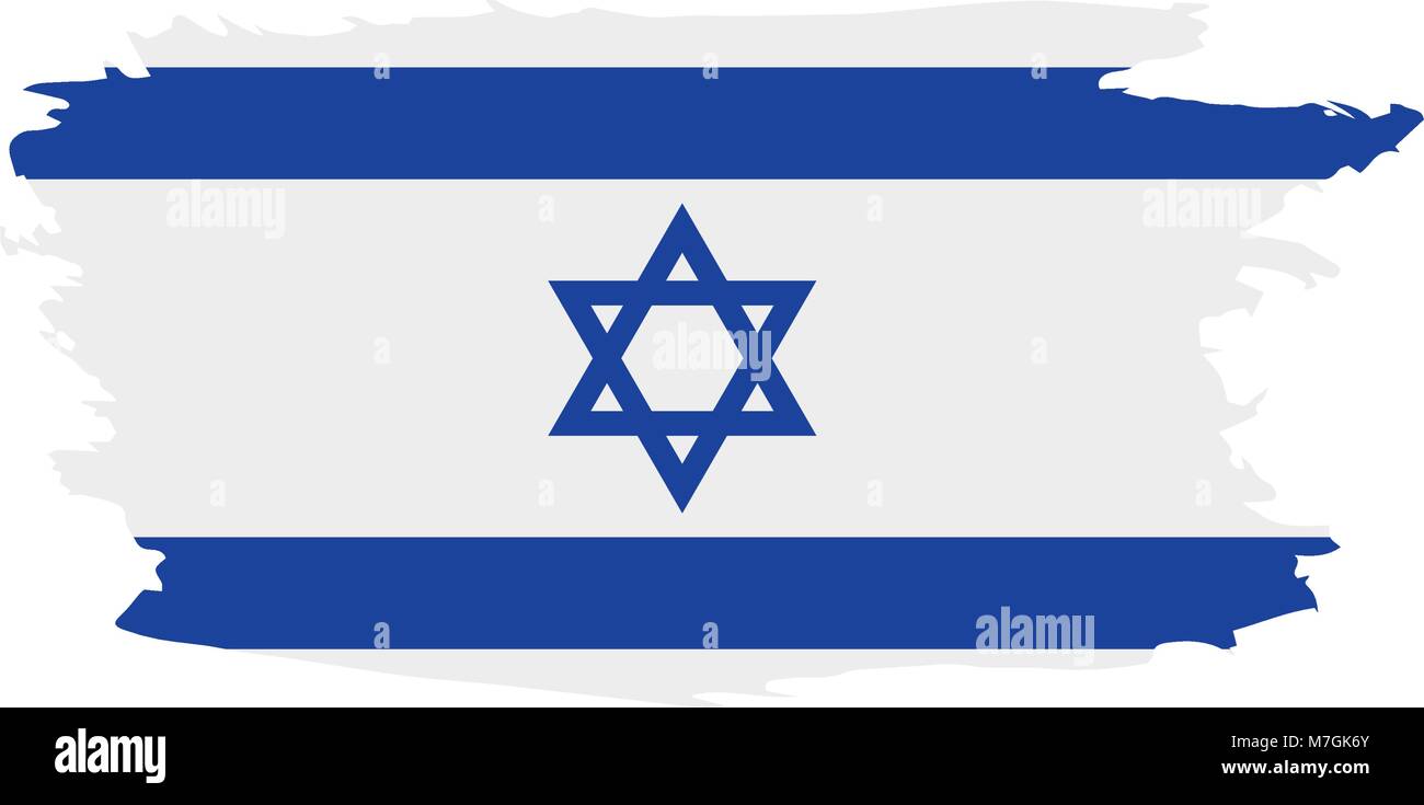 Israel flag, vector illustration Stock Vector Image & Art - Alamy