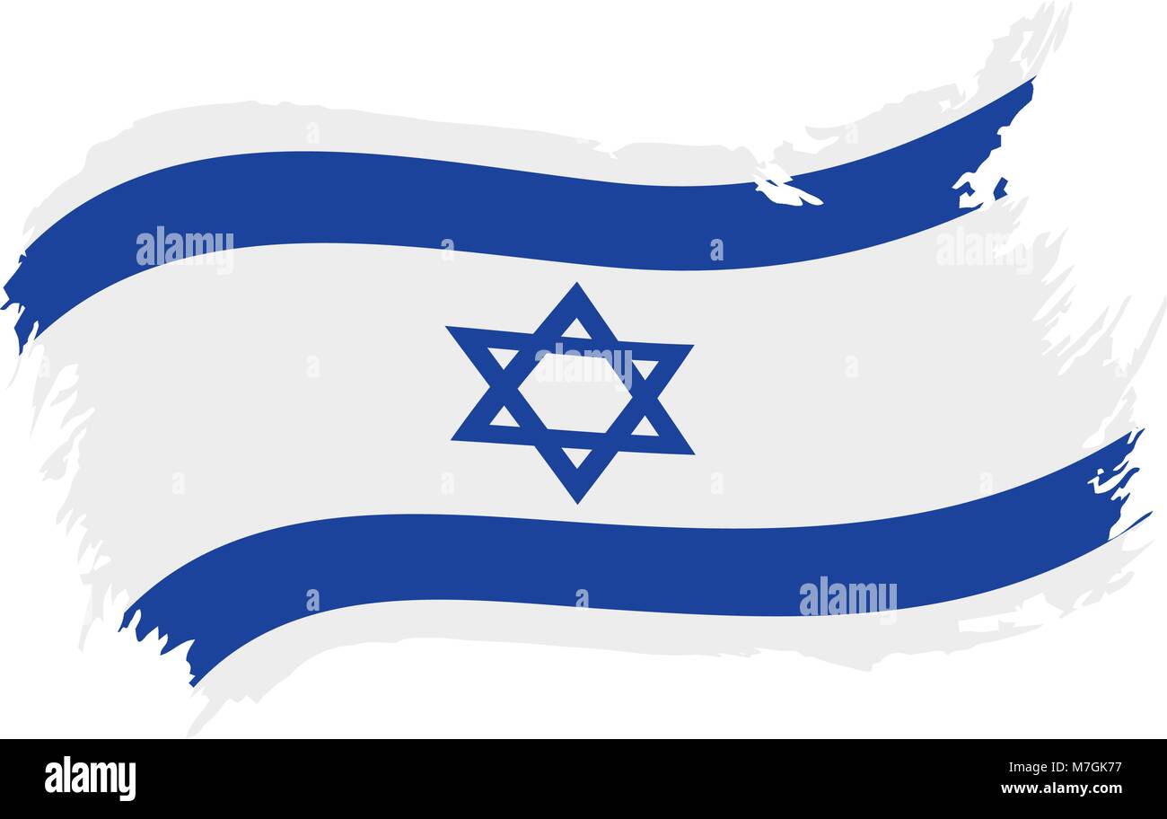 Israel flag, vector illustration Stock Vector Image & Art - Alamy