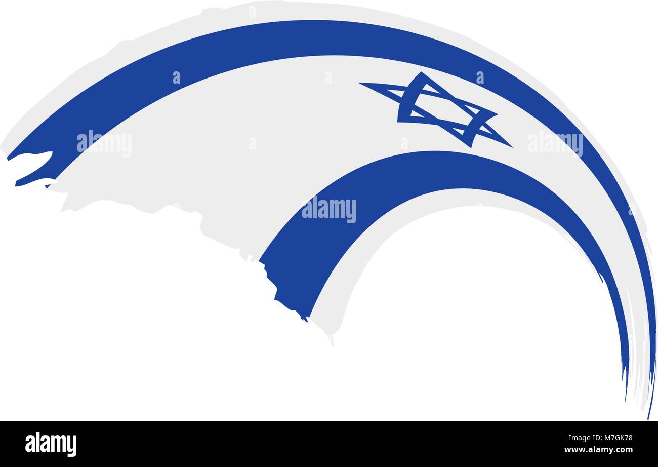 Israel flag, vector illustration Stock Vector Image & Art - Alamy