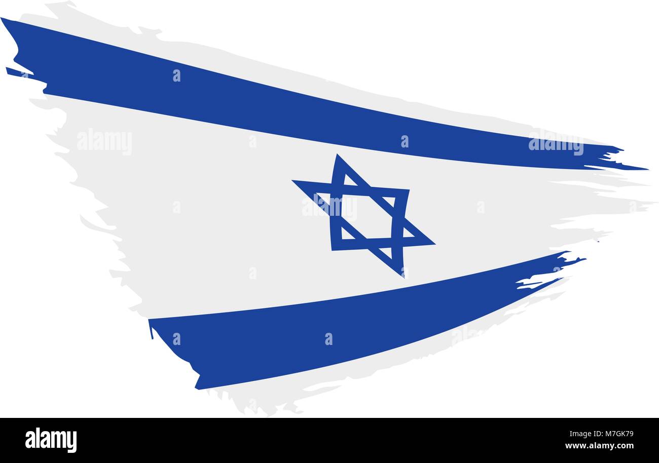 Israel flag, vector illustration Stock Vector Image & Art - Alamy
