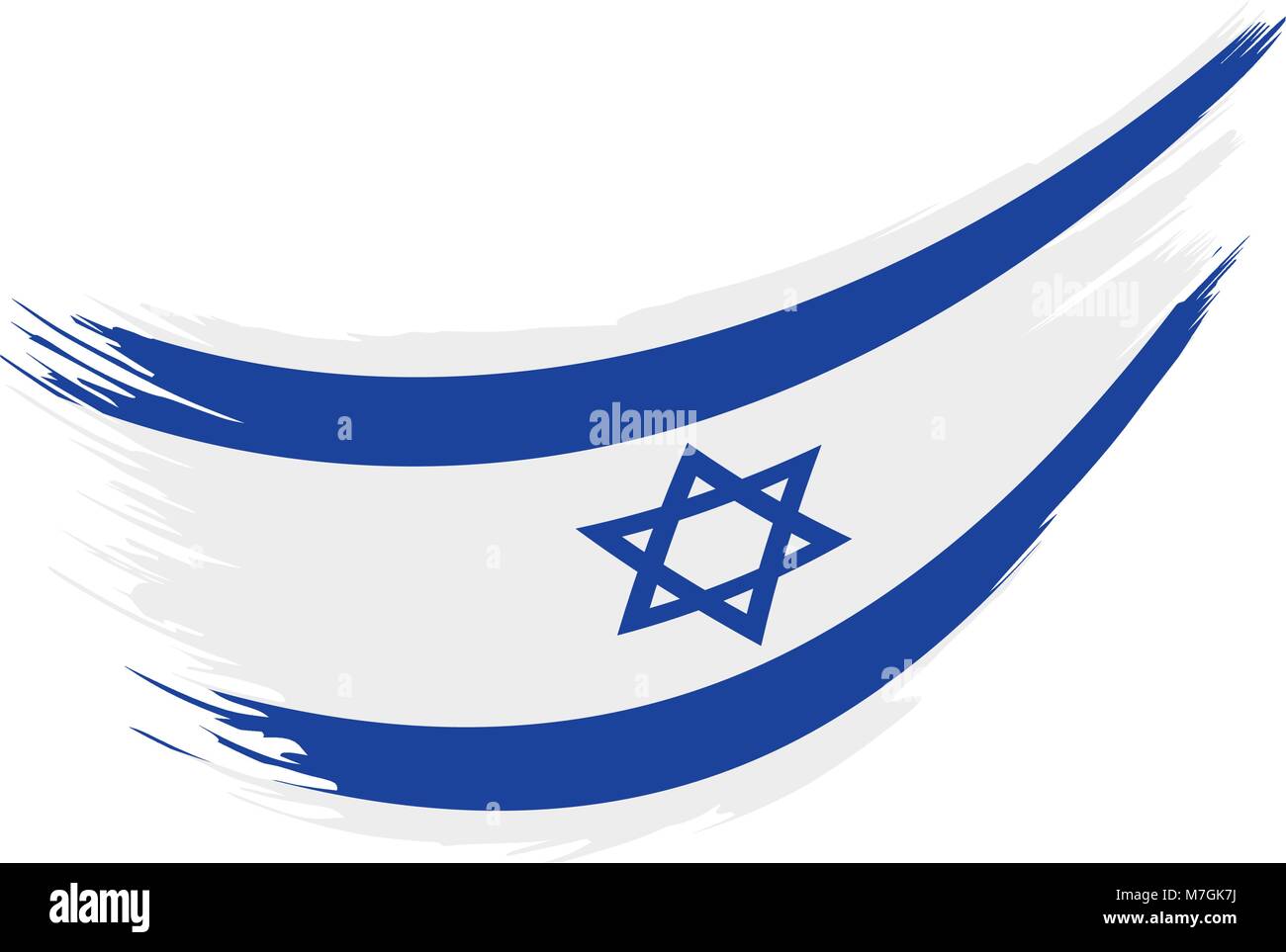 Israel flag, vector illustration Stock Vector Image & Art - Alamy