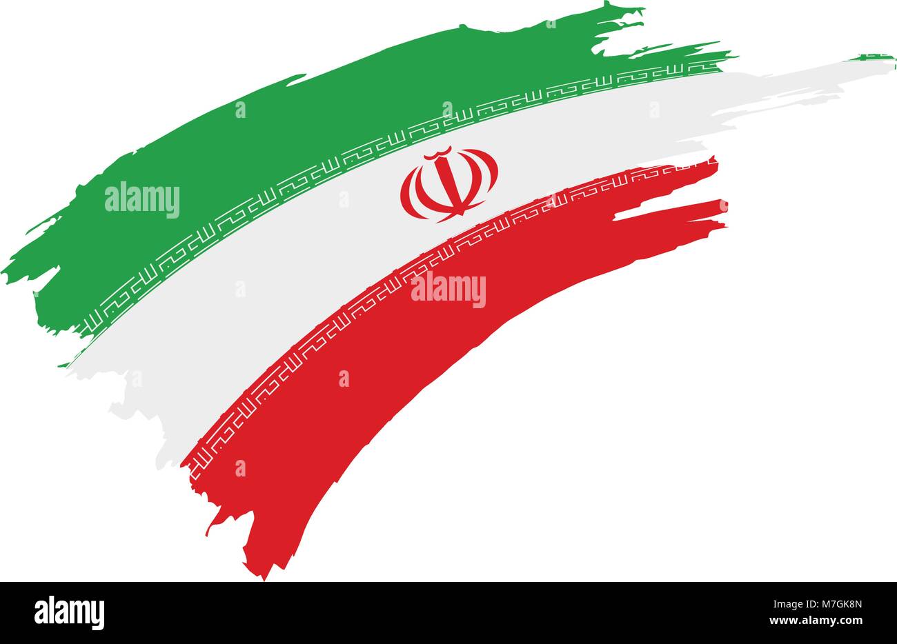Iran flag, vector illustration Stock Vector Image & Art - Alamy