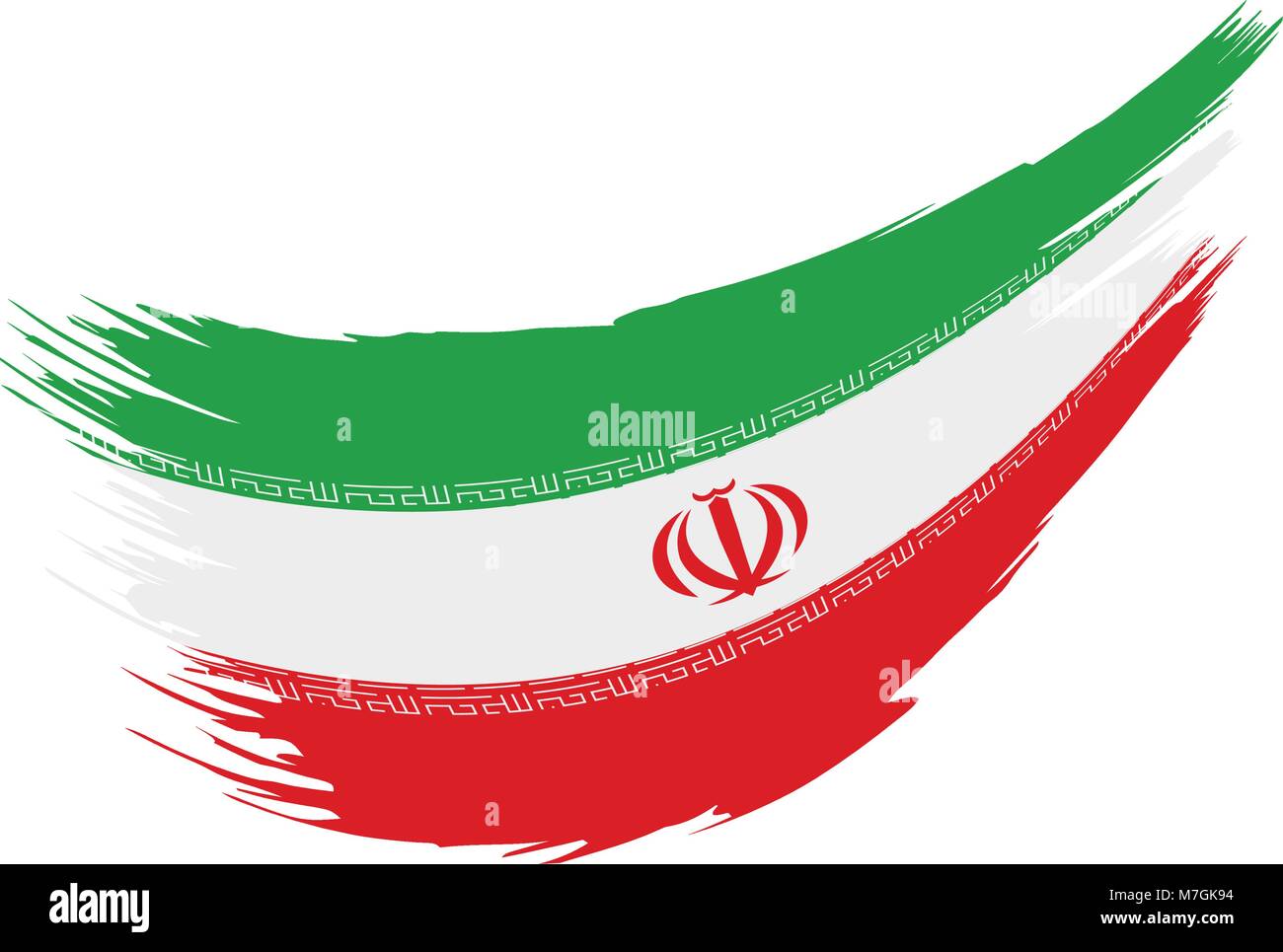 Iran flag, vector illustration Stock Vector Image & Art - Alamy