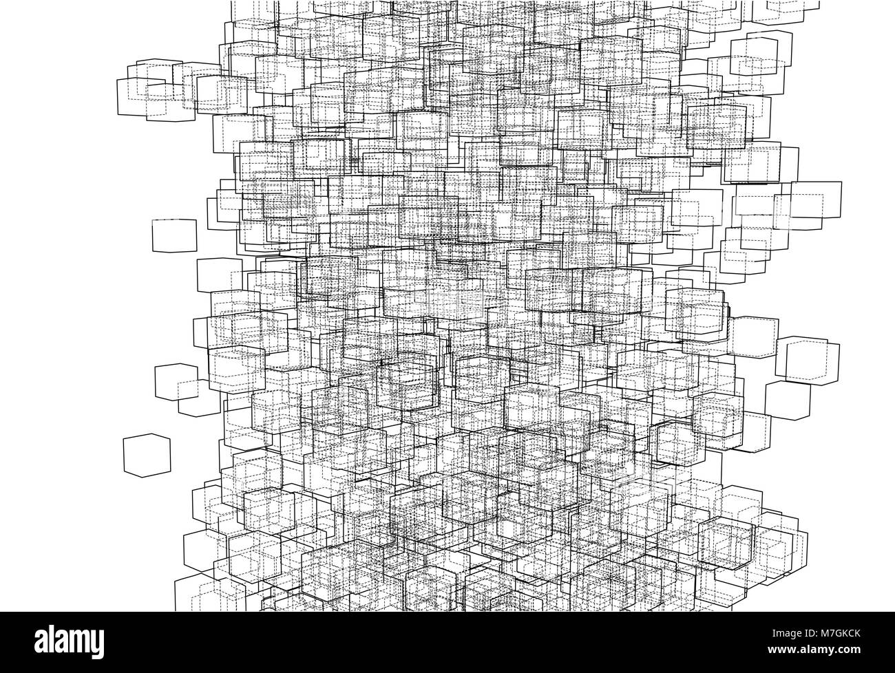 Vector abstract boxes background Stock Vector Image & Art - Alamy