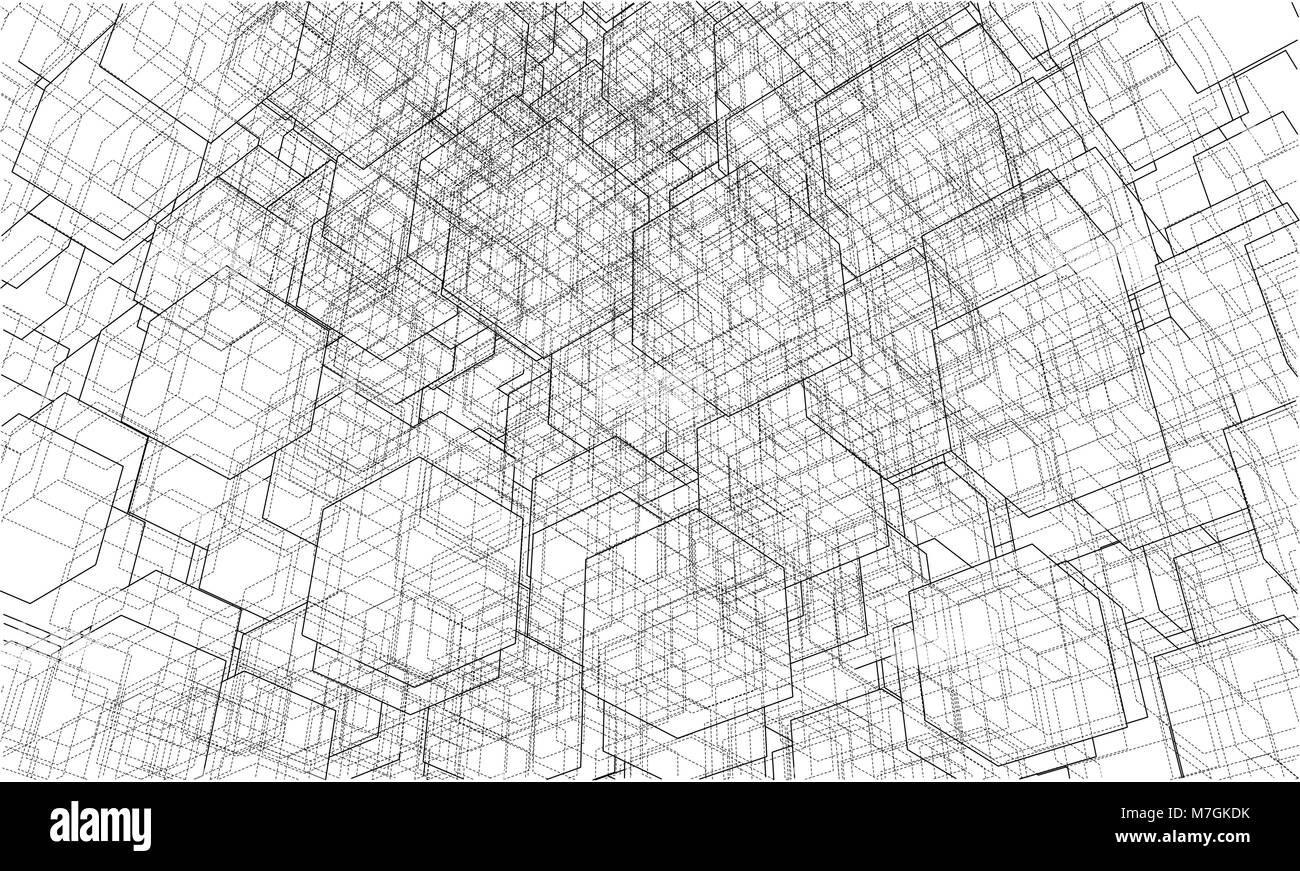 Vector abstract boxes background Stock Vector Image & Art - Alamy