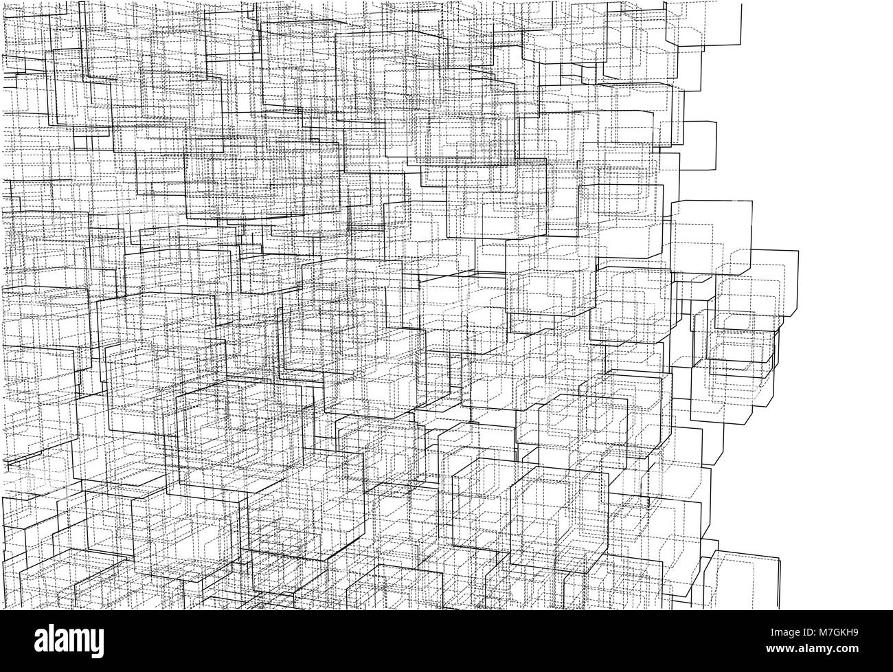 Vector abstract boxes background Stock Vector Image & Art - Alamy
