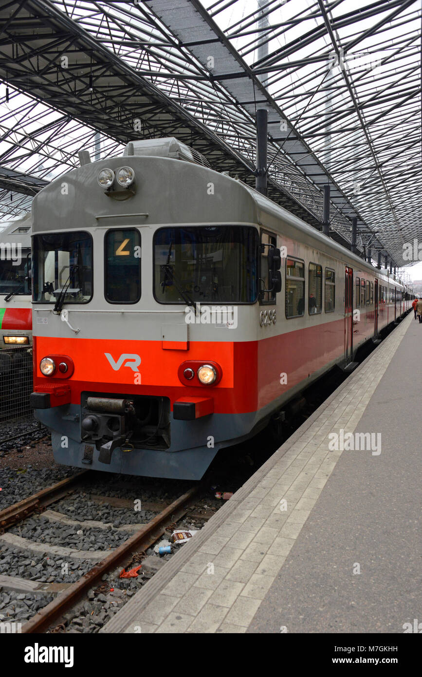 Finland commuter train hi-res stock photography and images - Alamy