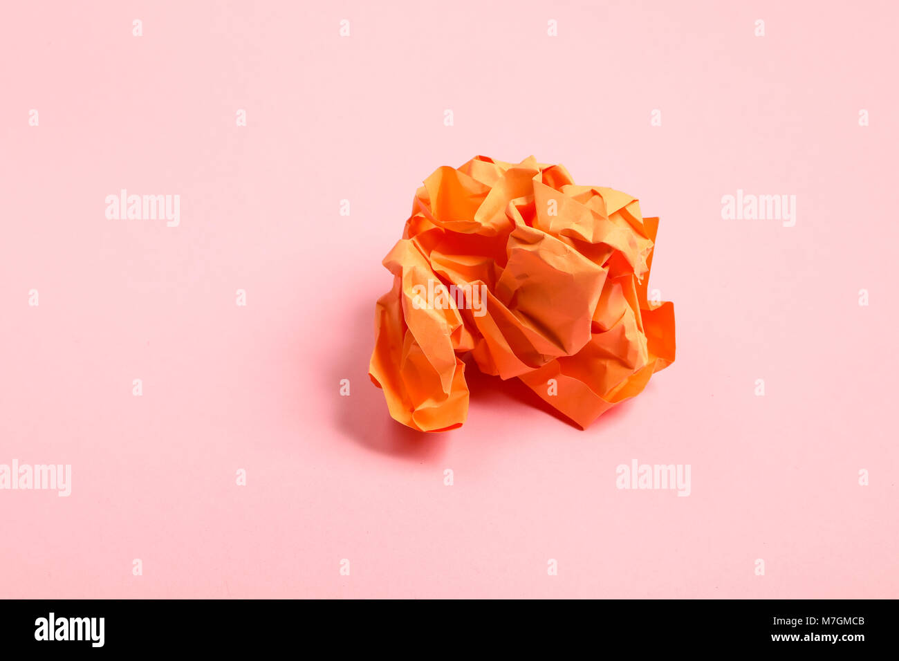 Crumpled paper ball hi-res stock photography and images - Alamy
