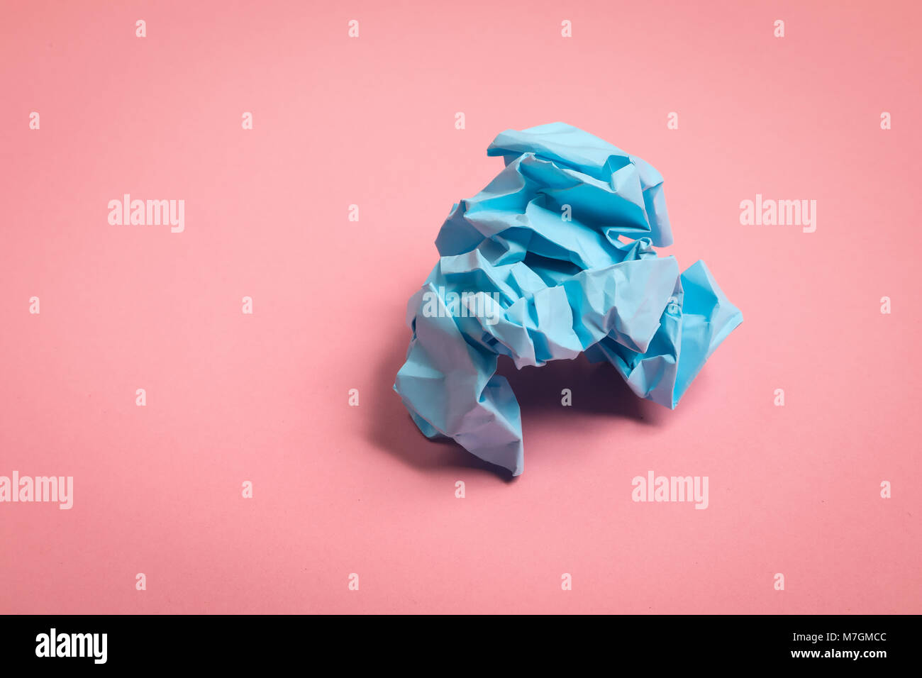 Crumpled paper ball Stock Photo - Alamy