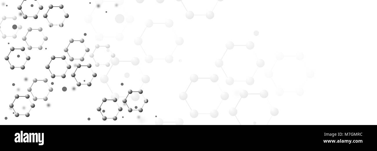 Abstract molecular background Stock Photo - Alamy