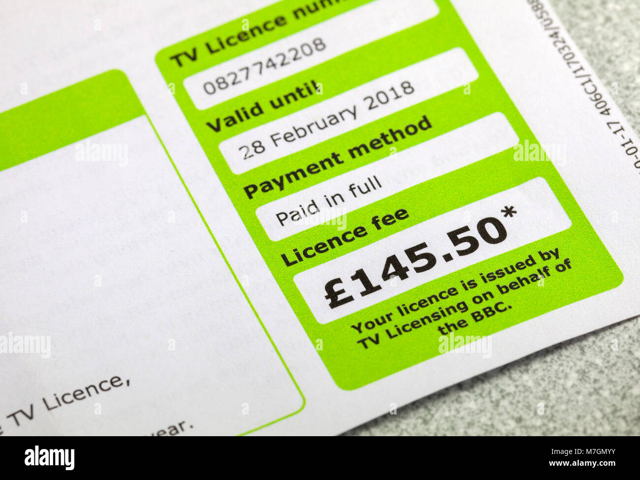 Tv Licence Stock Photos & Tv Licence Stock Images - Alamy