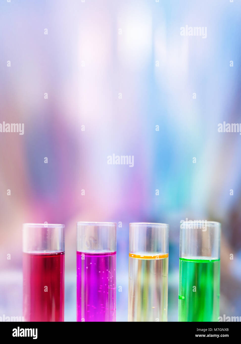 Laboratory tube is used by scientists and students for analysis and ...