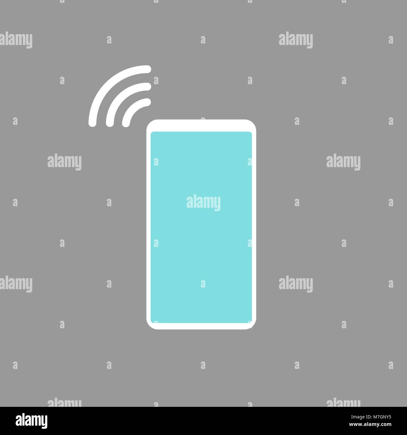 Simple flat phone call hi-res stock photography and images - Alamy