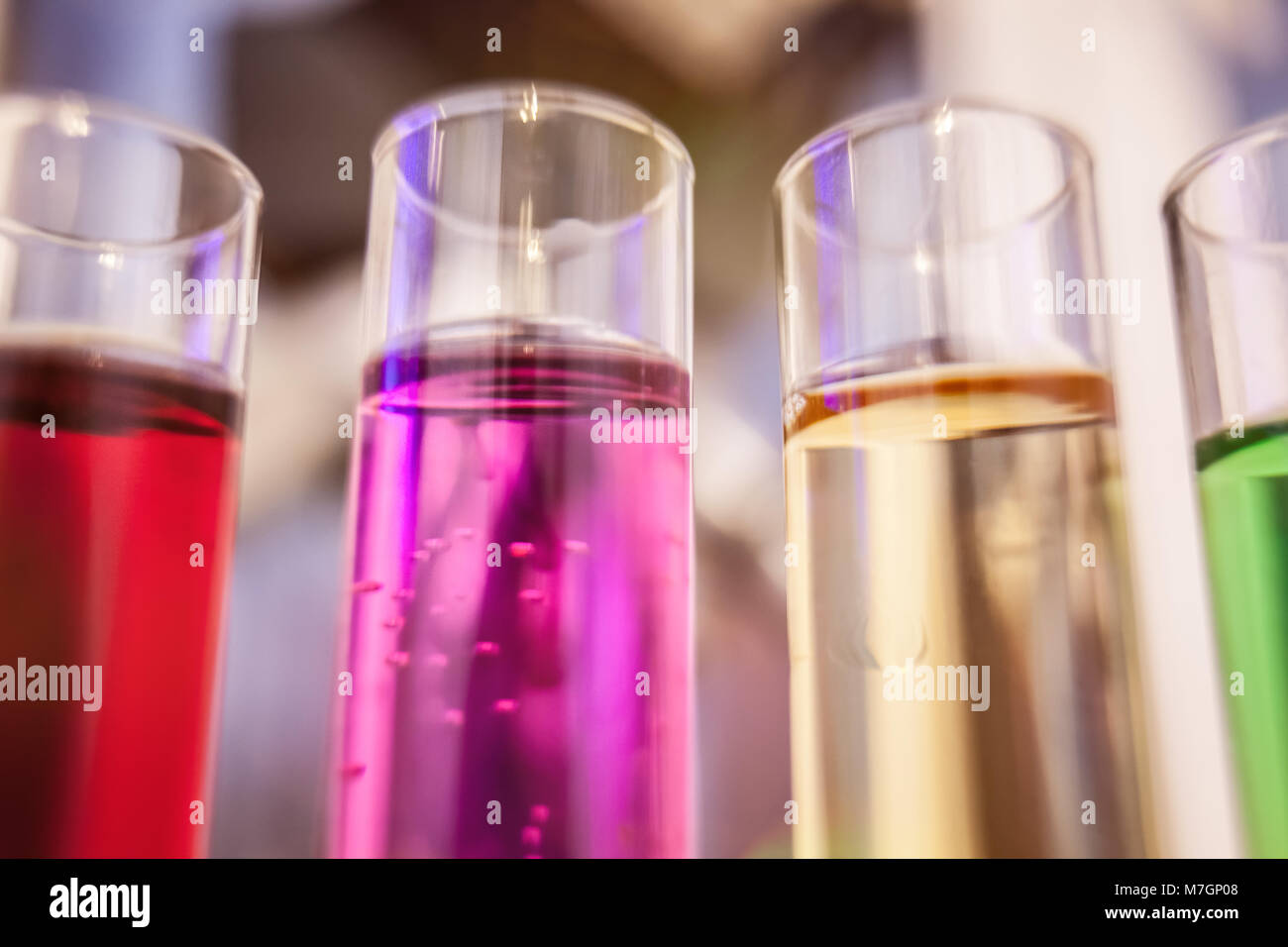 Laboratory tube is used by scientists and students for analysis and ...