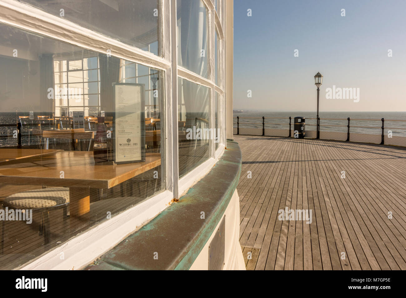 Part of Worthing Pier on the south coast of England, UK Stock Photo - Alamy