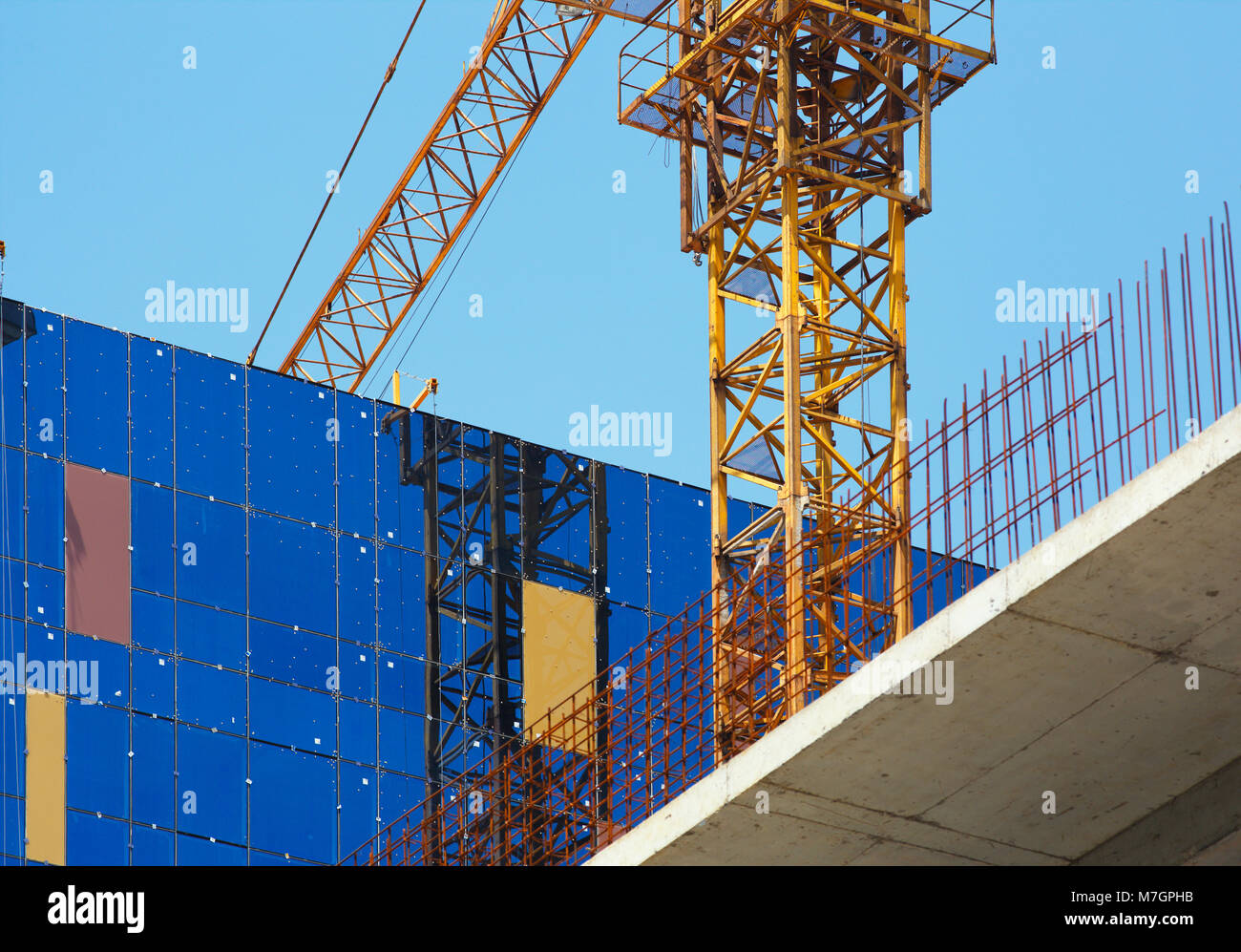 Building construction background Stock Photo - Alamy