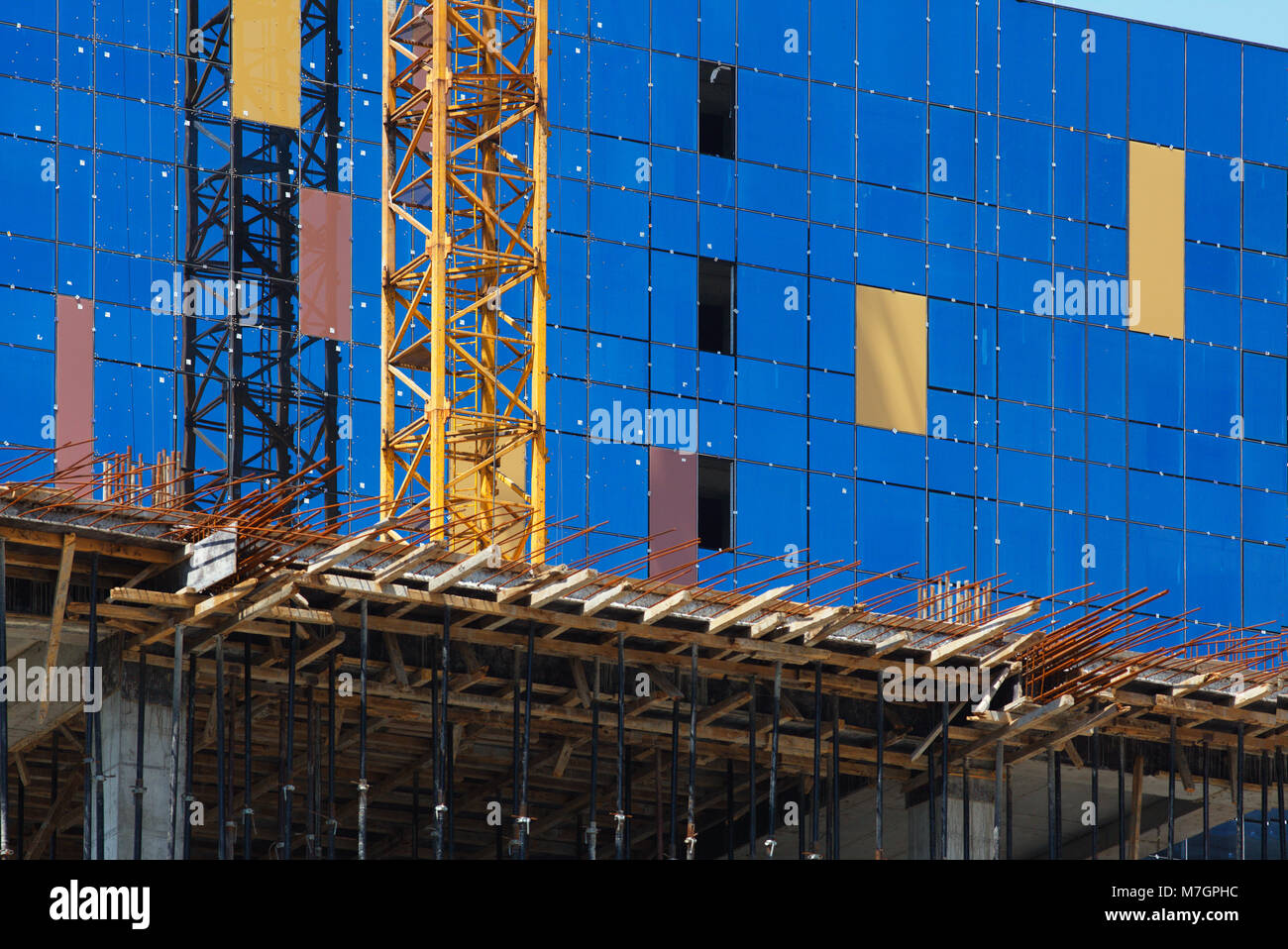 Building construction background Stock Photo - Alamy